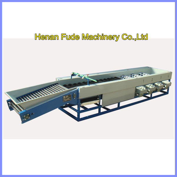 apple polishing and grading machine, apple cleaning and sorting machine